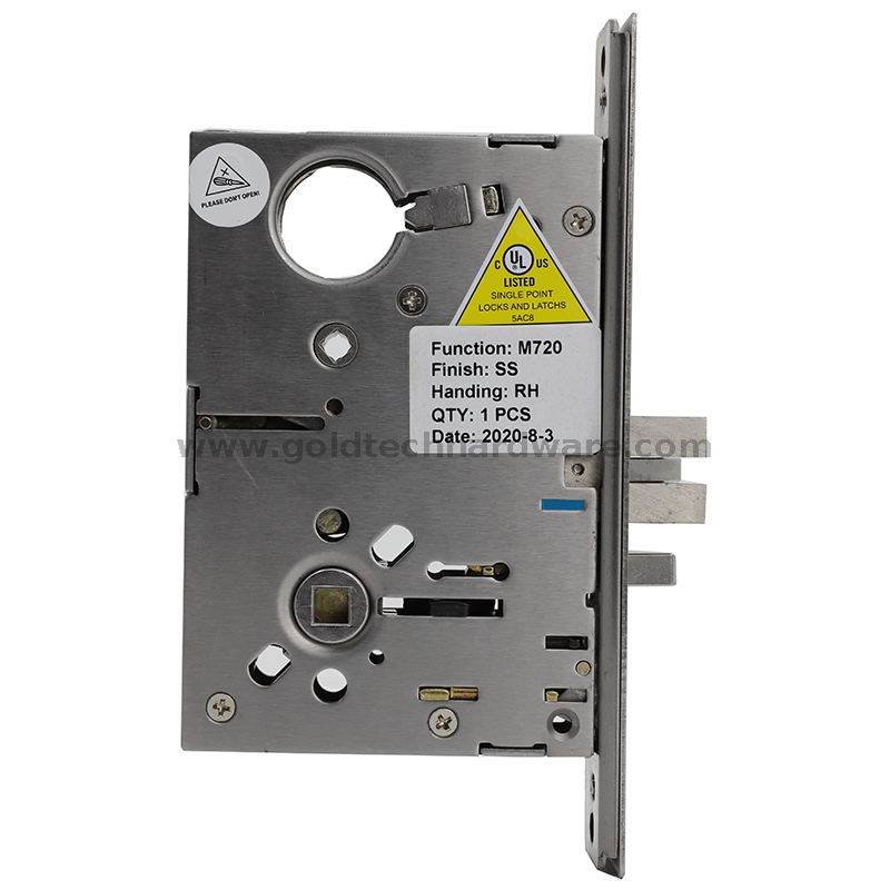 SUS304 American ANSI/BHMA A156.13 UL Listed Mortise Lock B220 Entry ...